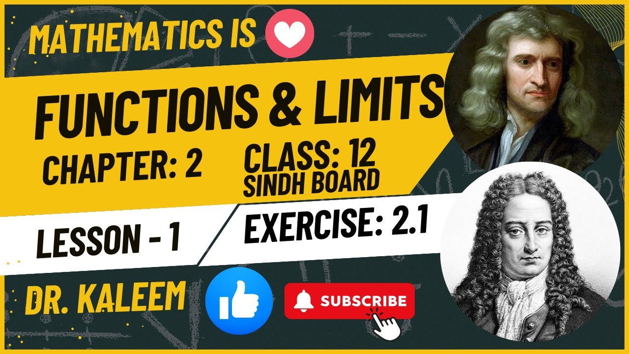 Class 12 Mathematics | Chapter 2: Functions & Limits | Sindh Board New ...