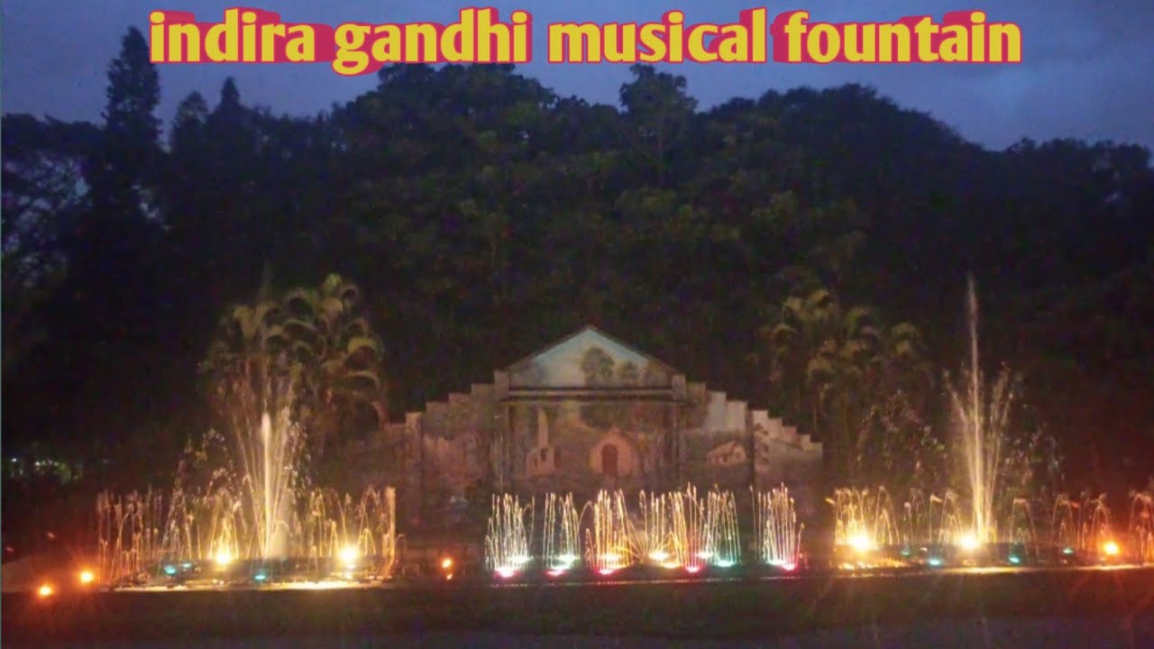 Indira Gandhi musical fountain water park Bangalore - YouTube