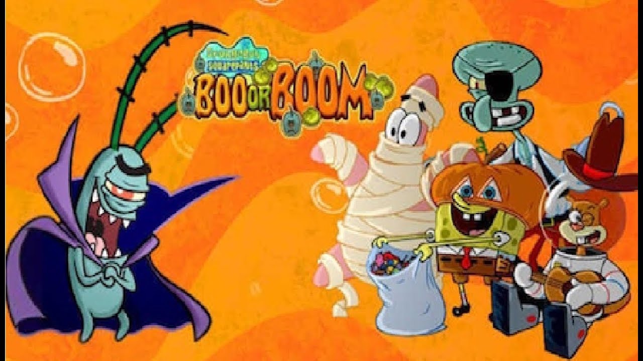 BOMBAS DE HALLOWEEN CON BOB ESPONJA Y SUS AMIGOS!!! - SPONGEBOB BOO OR ...
