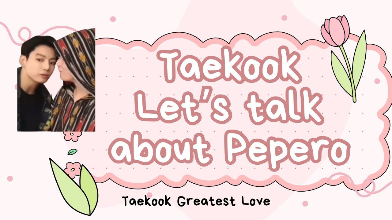 💋👬 Taekook Pepero game - YouTube