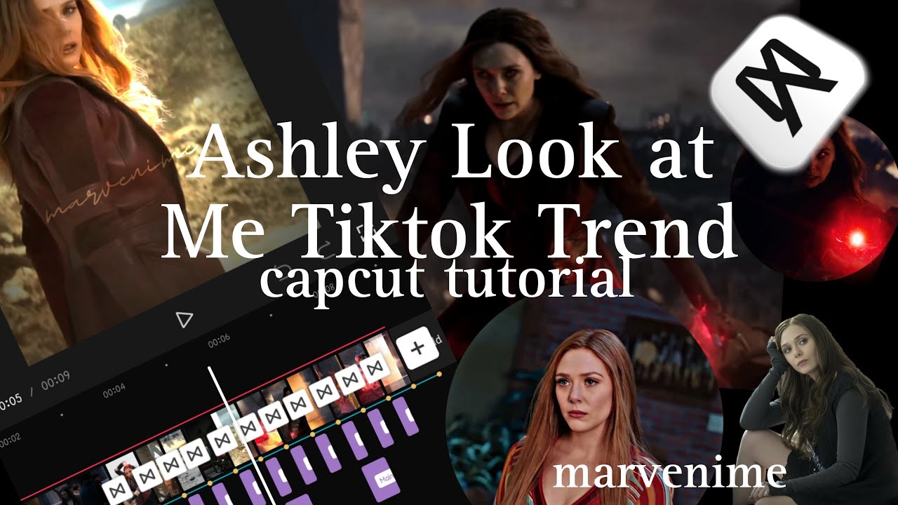 ''Ashley Look At Me'' Tiktok Trend Capcut Tutorial - YouTube