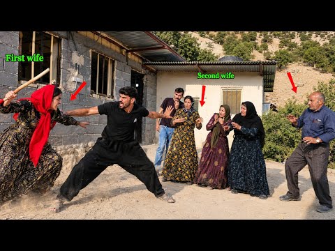 Husband's incredible anger after his first wife attacks his second wife's guests