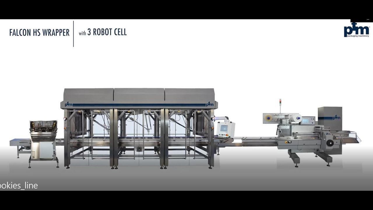 Cookie Packaging Line - YouTube