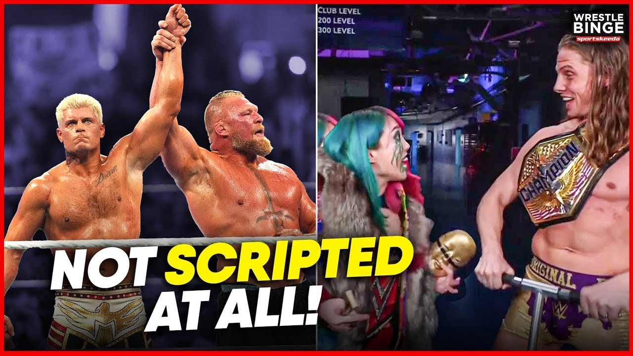 5 shocking unscripted moments by top WWE Superstars - YouTube