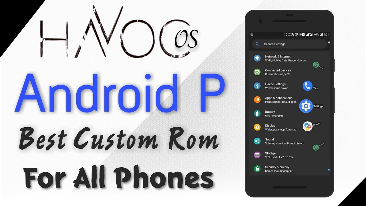 Havoc OS With Gcam | Best Android P Custom Rom - YouTube