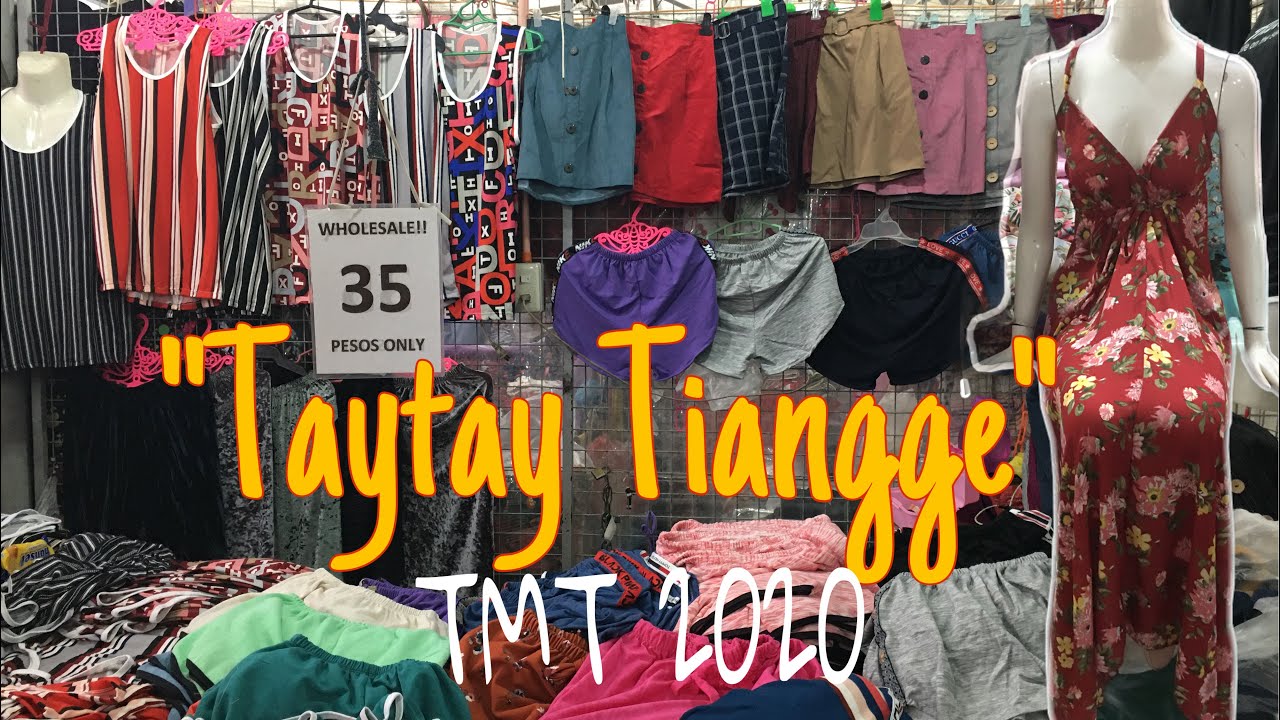 PINAKAMURANG TIANGGE 2020? TAYTAY MEGA TIANGGE (TMT) TOUR & STALL NO ...