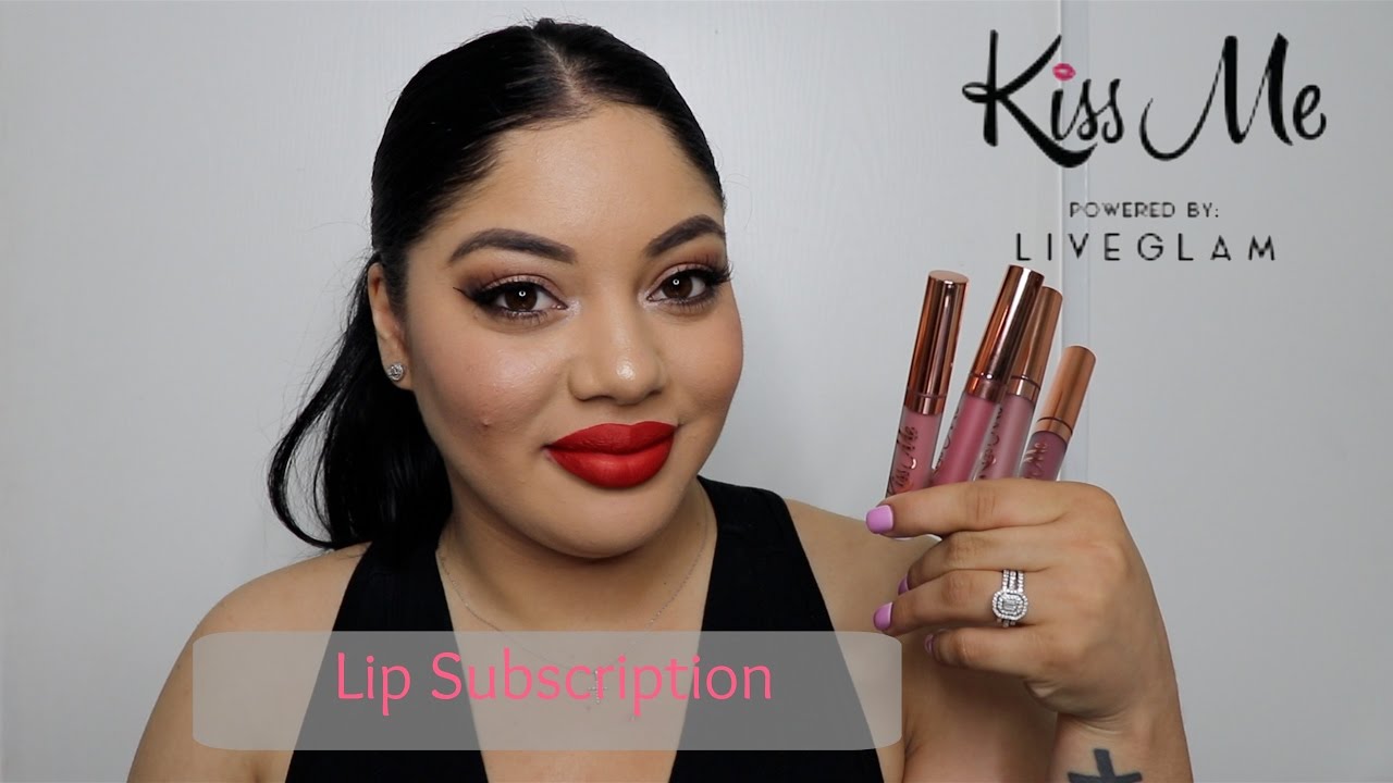 Liveglam Kiss Me Subscription | Swatches | April & May - YouTube