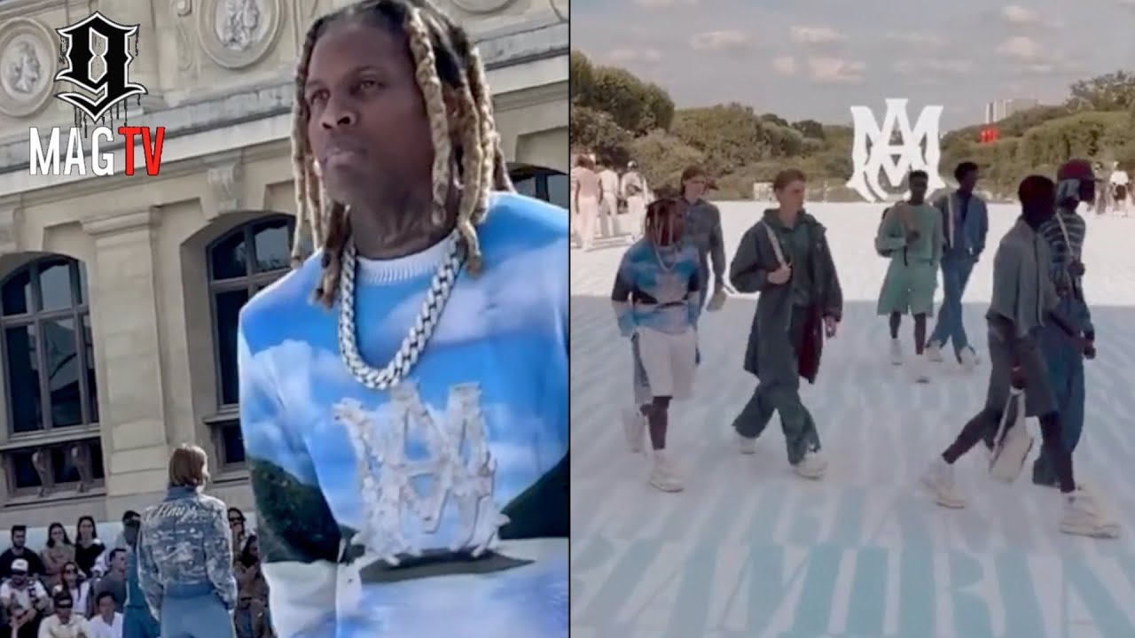 Lil Durk Walks The Runway For An Amiri Fashion Show In Paris! 🕺🏾 - YouTube