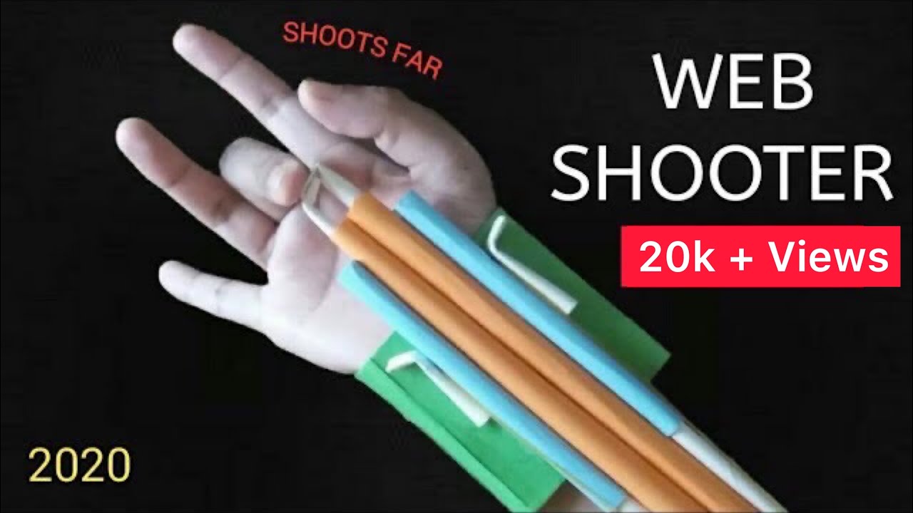 How to Make Spider-Man Web Shooter with Paper| Spider-Man Web Shooter ...