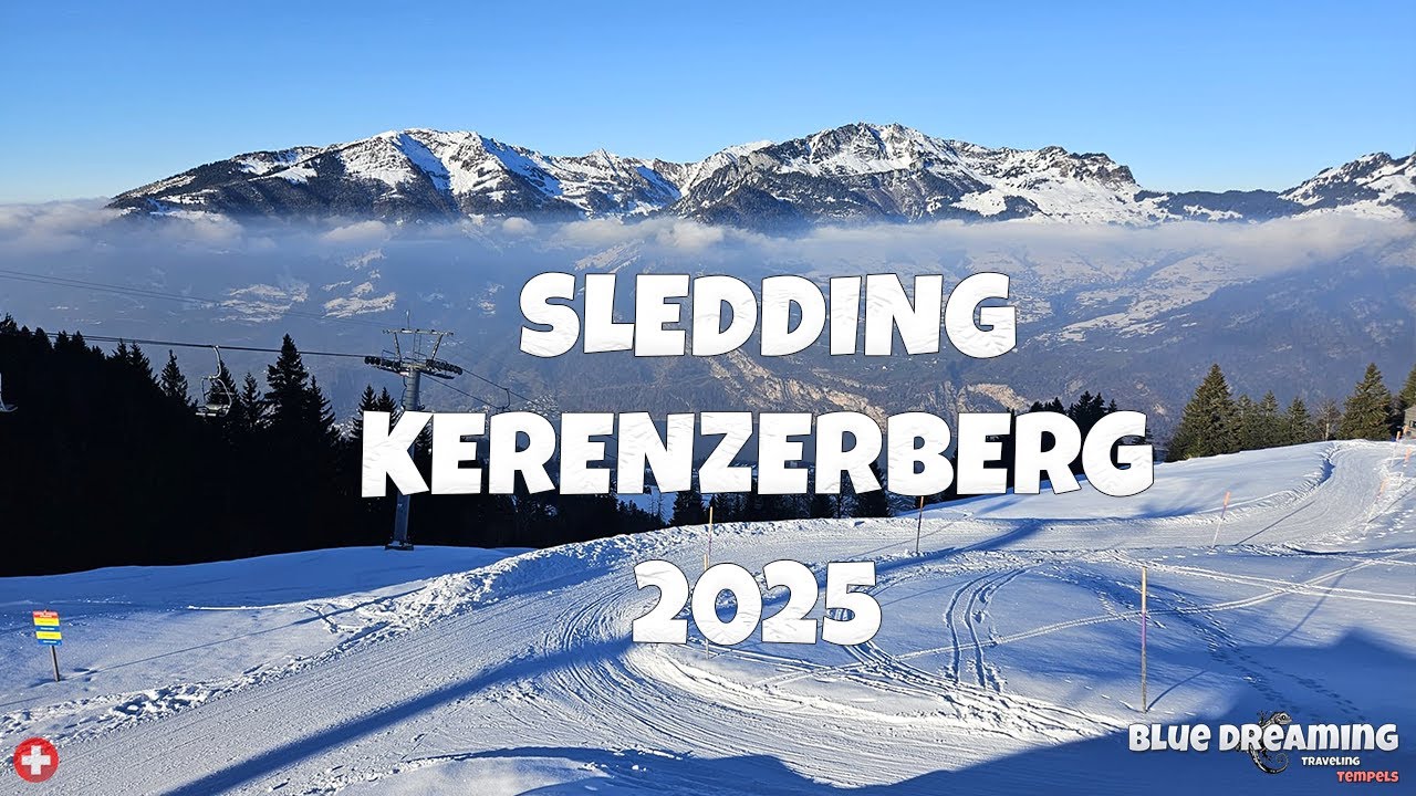 Sledding Adventures at Kerenzerberg, Switzerland 2025! ☃️ Snowy Thrills ...