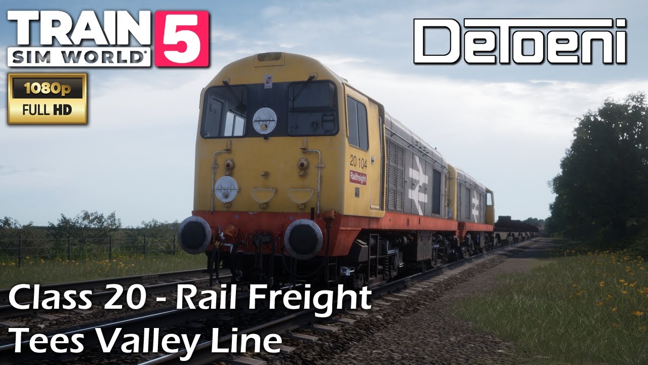 Class 20 Rail Freight Tees Valley Line Train Sim World 5 - YouTube