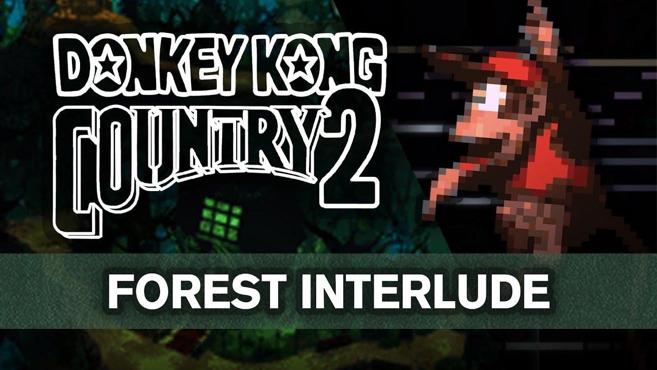 Donkey Kong Country 2 - Forest Interlude (Cover & Visual) - YouTube