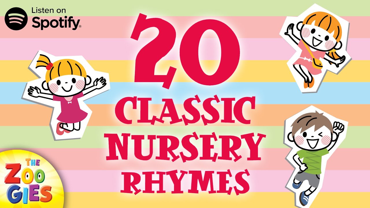 20 Classic Nursery Rhymes by The Zoogies - YouTube