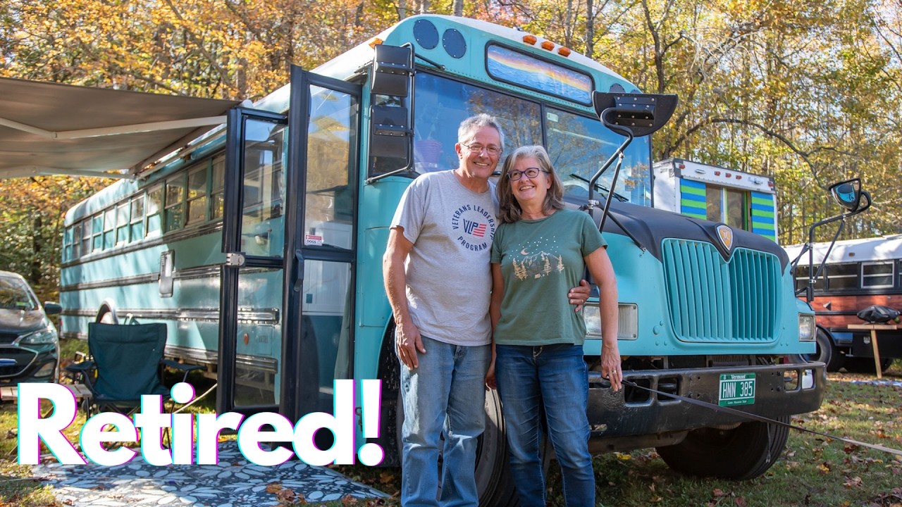 Our Retirement Plan - Convert a Bus into a Tiny Home - YouTube