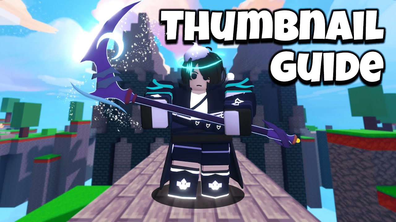 How YOU Can Make Professional Roblox Thumbnails - YouTube