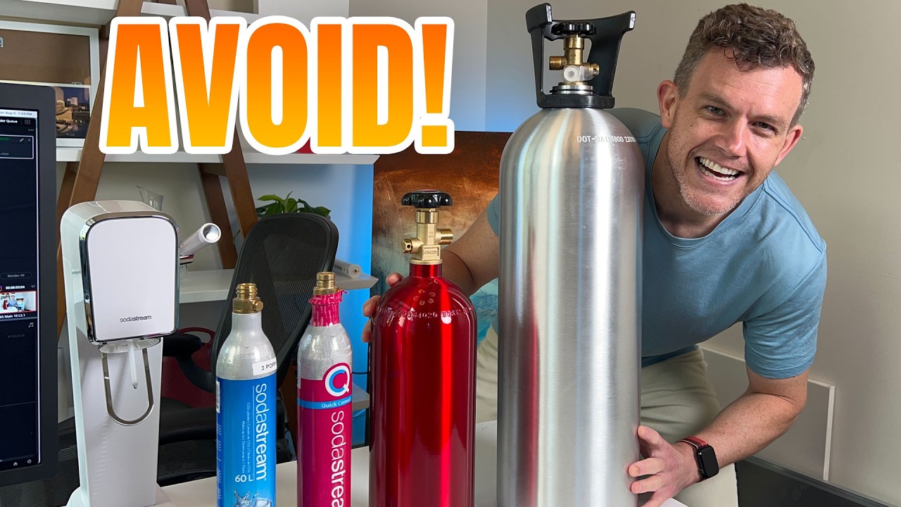 The SodaStream CO2 Refill Tank You Should Never Buy! 5lb vs 20lb - YouTube