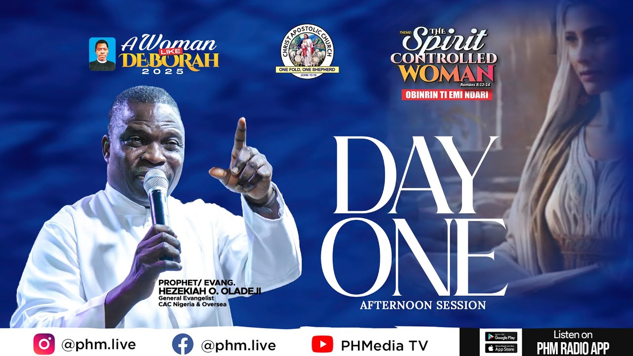 A WOMEN LIKE DEBORAH 2025 || THE SPIRIT CONTROLLED WOMAN - DAY 1 ...