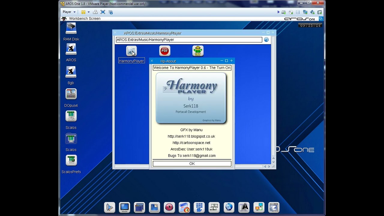 AROS One Play MIDI File Hardware/Software - YouTube