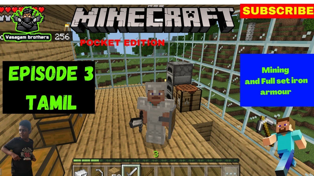 Mining diamond 💎 and iron|Minecraft pocket edition |Episode 3|Minecraft ...