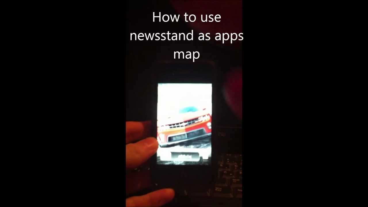 How to put apps into Newsstand iOS 6 - YouTube