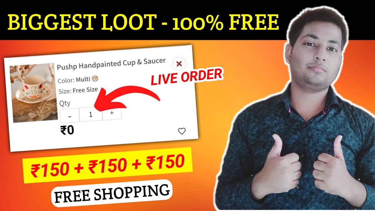 🔥New Biggest Free Shopping Loot | fabindia free shopping | free ...