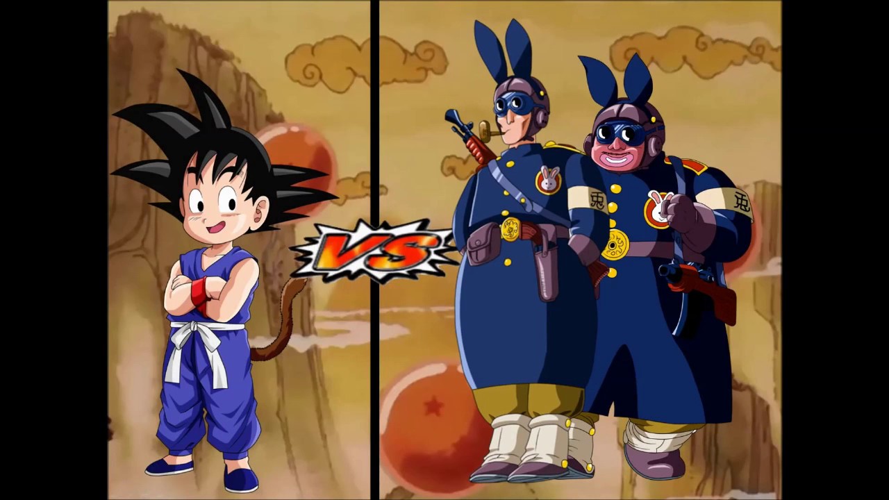 Dragon Ball - Goku 5th fight - Goku vs Rabbit Gang (The Rabbit Mob ...