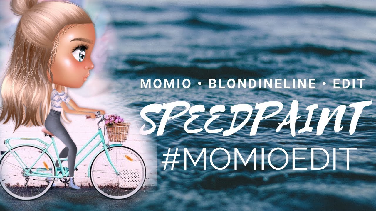 SPEEDPAINT ::70s biker girl - momio edit - YouTube