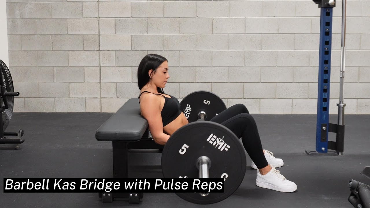 Barbell Kas Bridge with Pulse Reps - YouTube