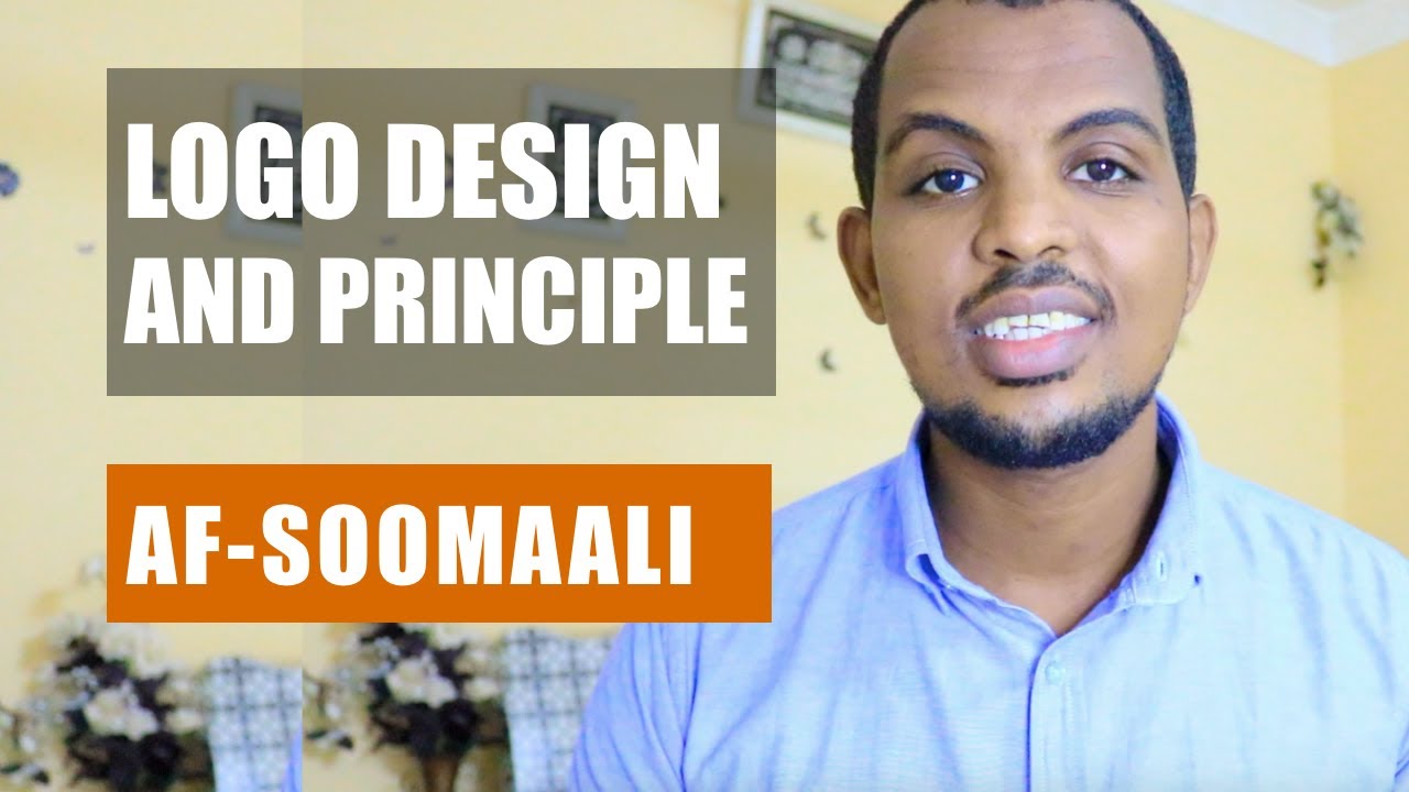 Logo design principles | af somali | graphic design - YouTube