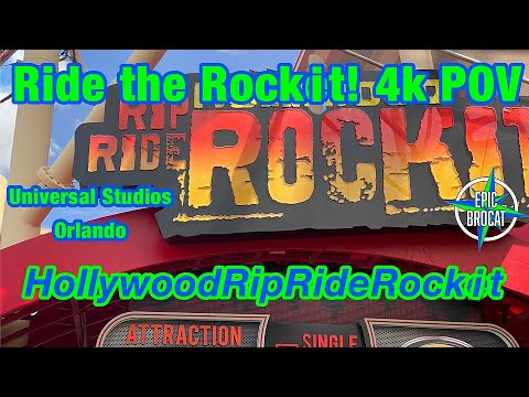 4K POV Rip Ride Rock It Coaster - Universal Orlando - YouTube
