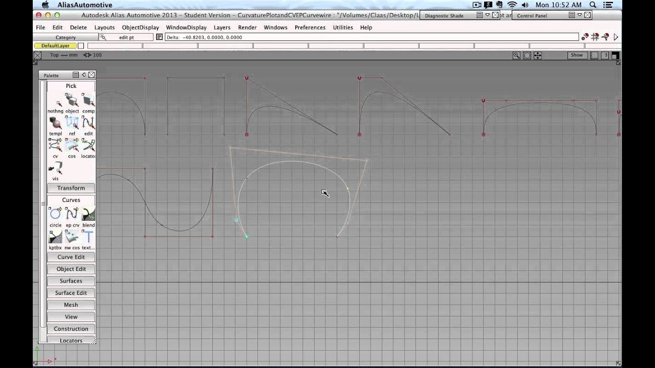 CV EP Curve and Curvature - YouTube