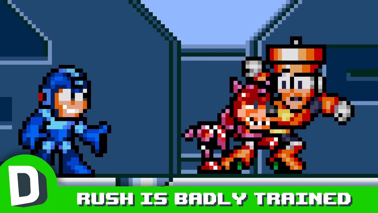 If Mega Man's Rush Acted Like a Regular Dog - YouTube