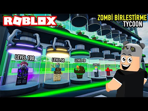 Zombi Birleştirme Oyunu! En Güçlü Zombiyi Bul - Panda ile Roblox Zombie Merge Tycoon
