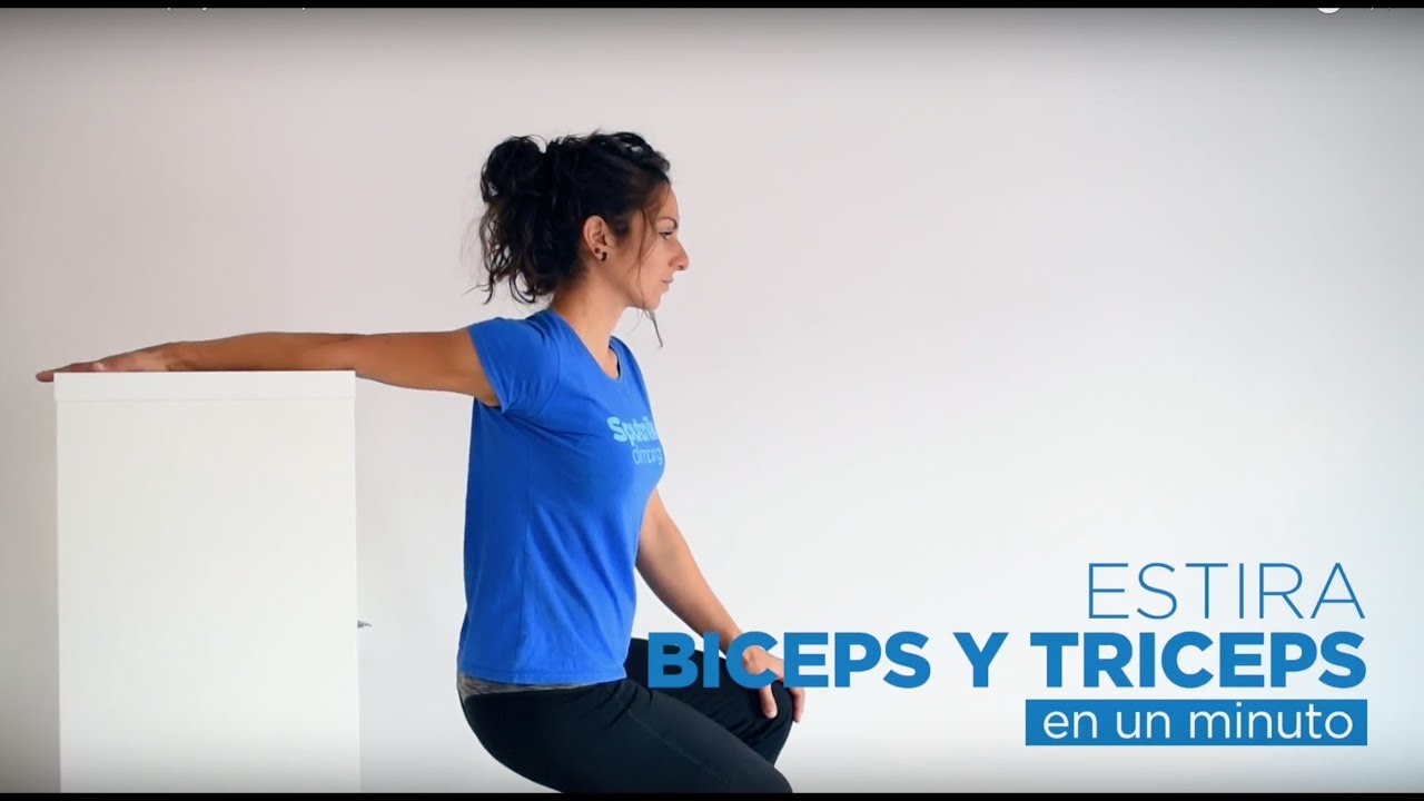 Estira biceps y triceps en un minuto - YouTube