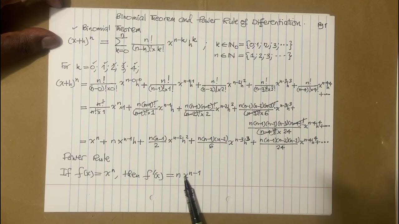 BINOMIAL THEOREM - YouTube