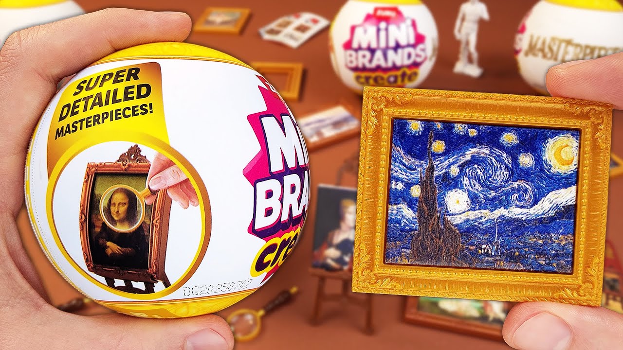 Opening the Mini Brands Create Masterpieces Series - YouTube