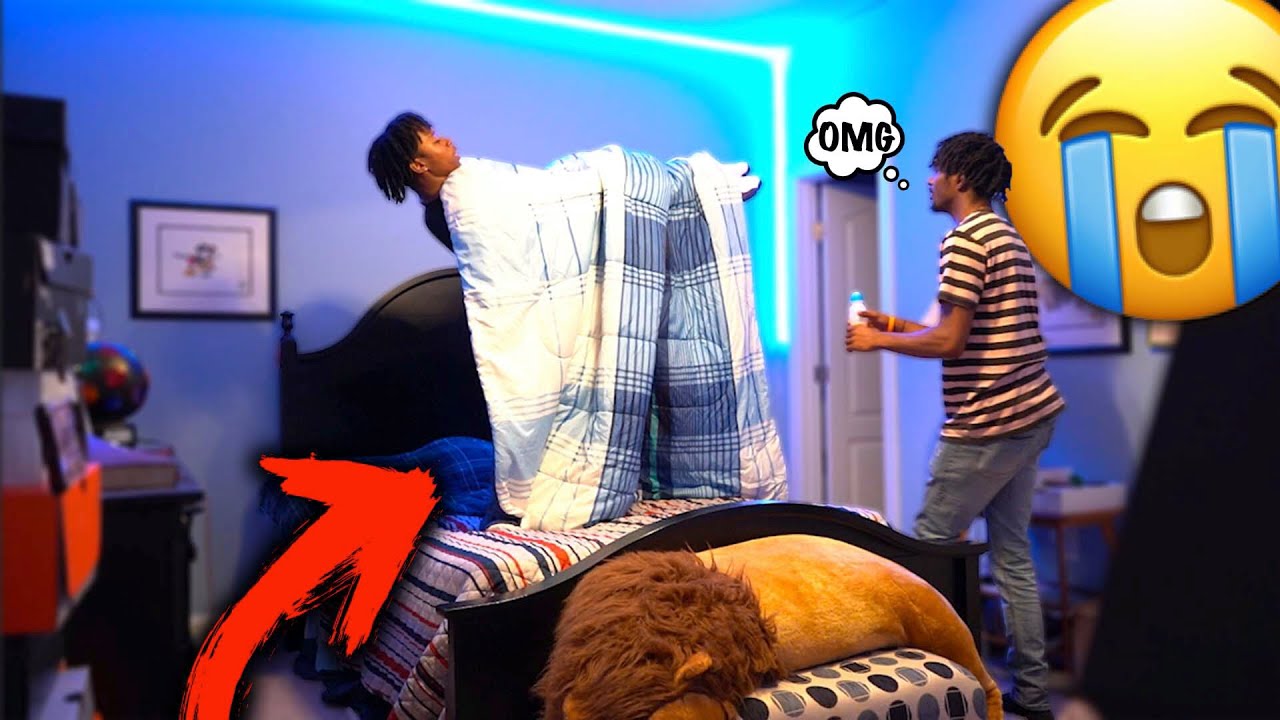 Floating Prank On Mom and Brother "THEY WENT INTO SHOCK" - YouTube