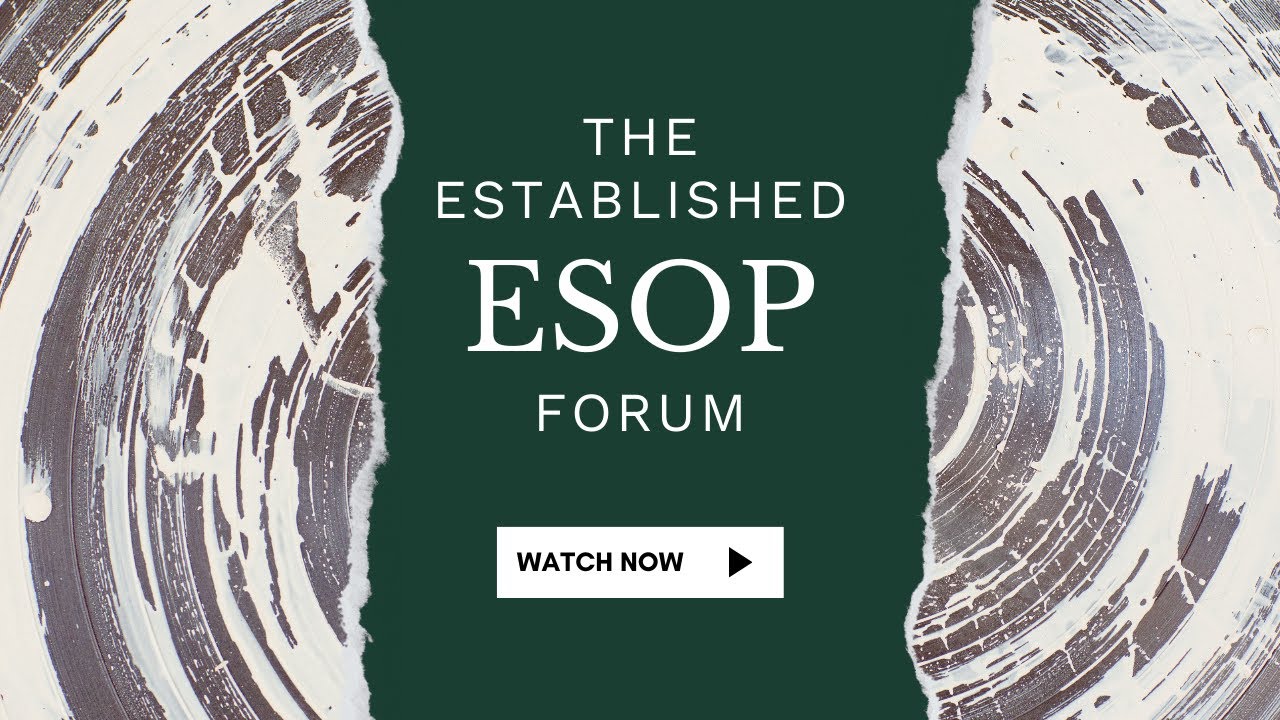 The Established ESOP Forum: The Art & Science of Valuation - YouTube