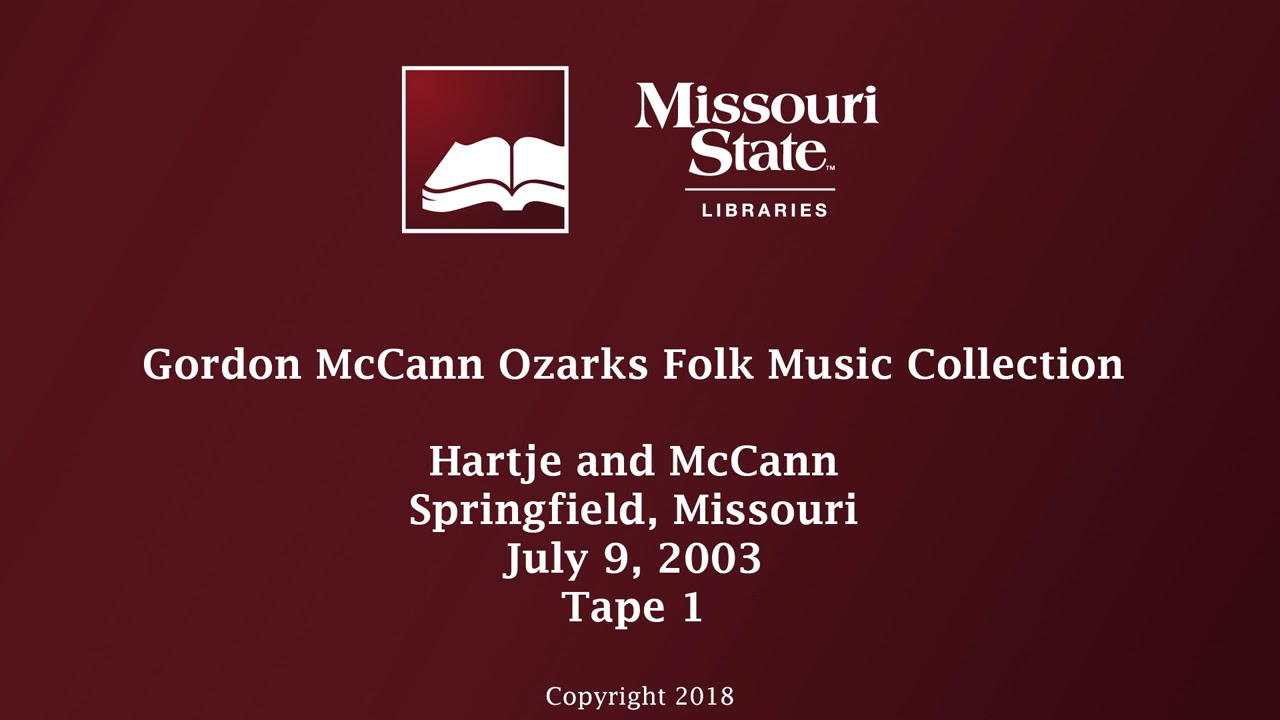 McCann: Hartje and McCann, July 9, 2003 - YouTube