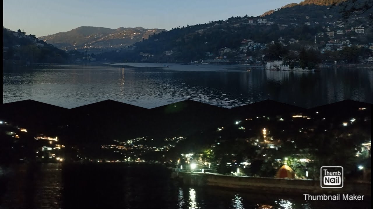 DAY AND NIGHT VIEW OF BHIMTAL LAKE| HAUNTED PLACE IN BHIMTAL😨💀| #viral ...