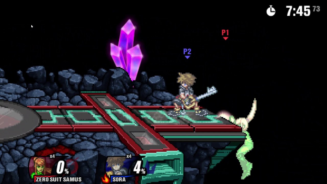 Zero Suit Samus: On-Stage Tether | SSF2 Demonstrations - YouTube