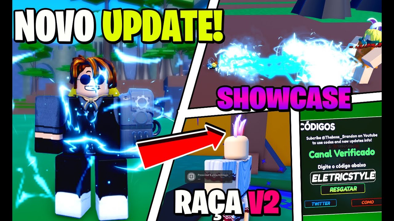 SHOWCASE NOVO ESTILO DE LUTA ELECTRO, RAÇA V2 E TUDO SOBRE O NOVO ...