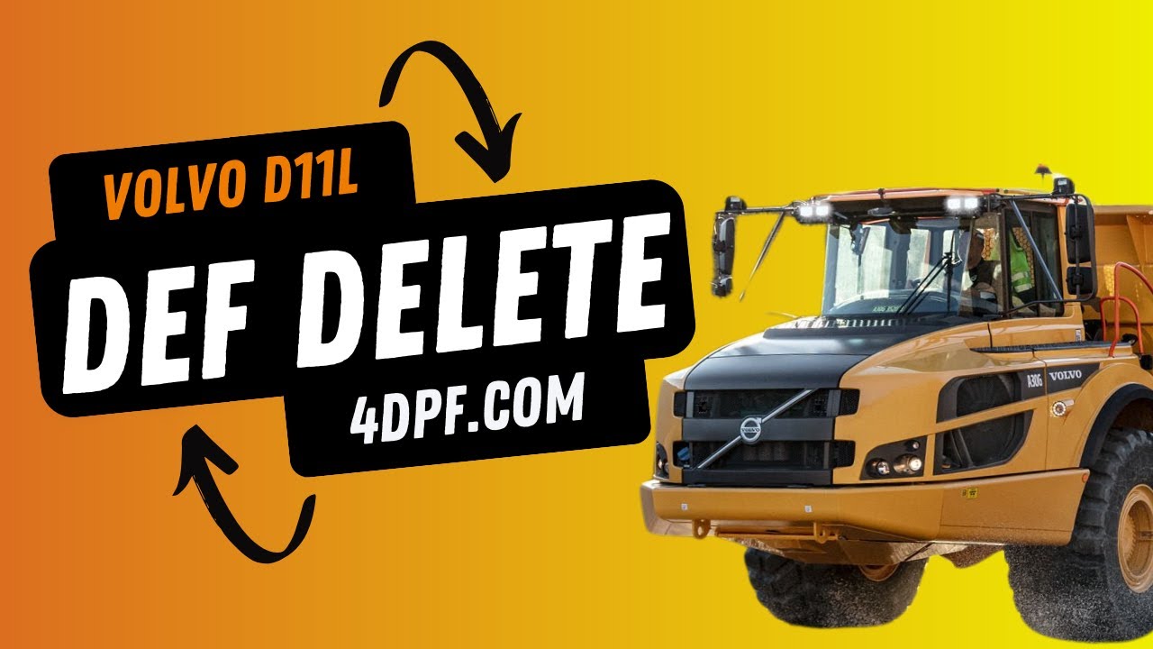Volvo A30G - DPF+SCR/DEF Delete Kit Installation - YouTube