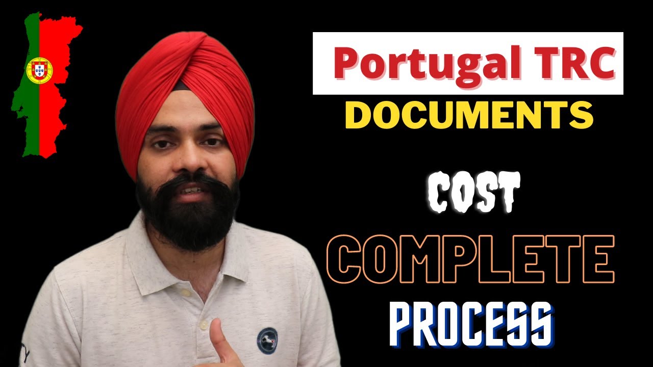 Portugal TRC Process for Indian 2021 | Complete Process - YouTube