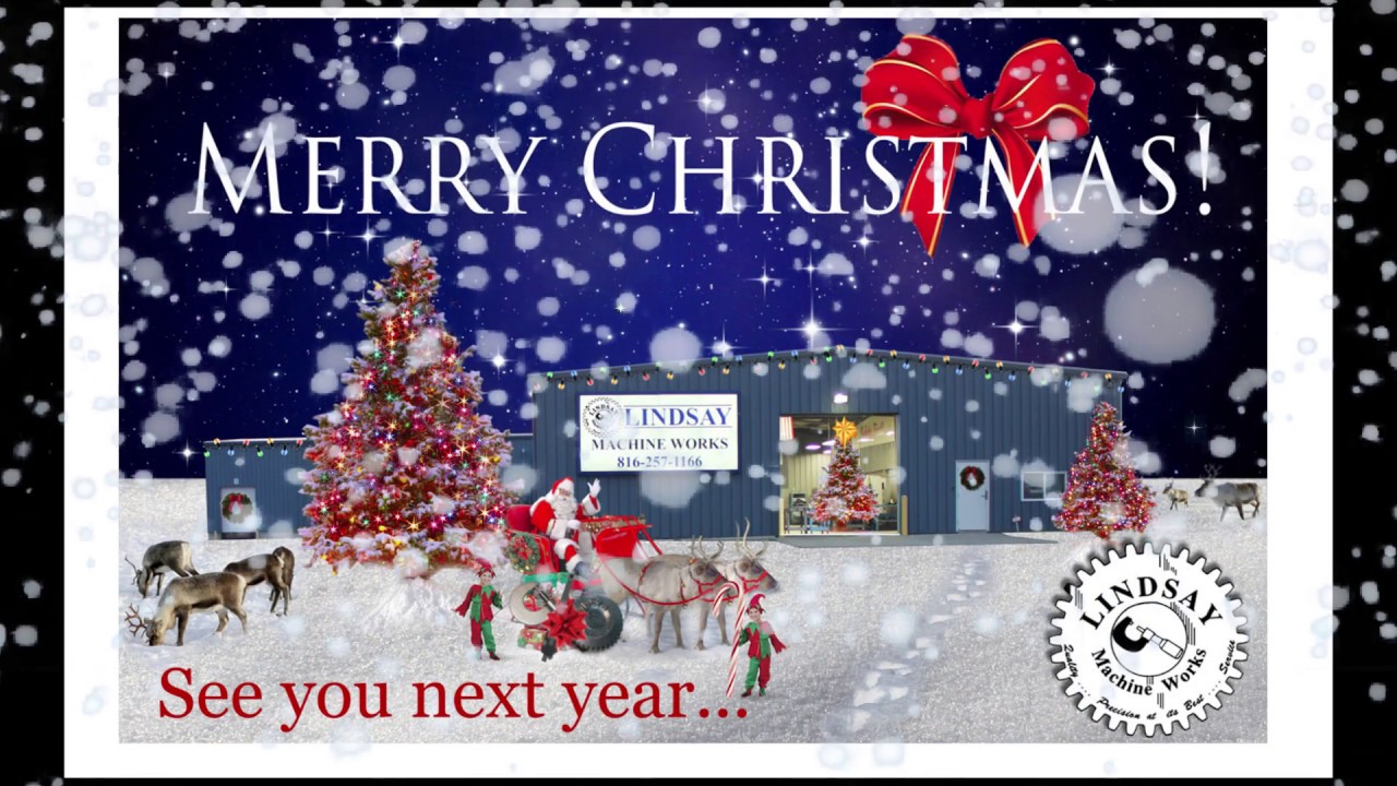 Christmas Card - Precision Machine Shops - YouTube