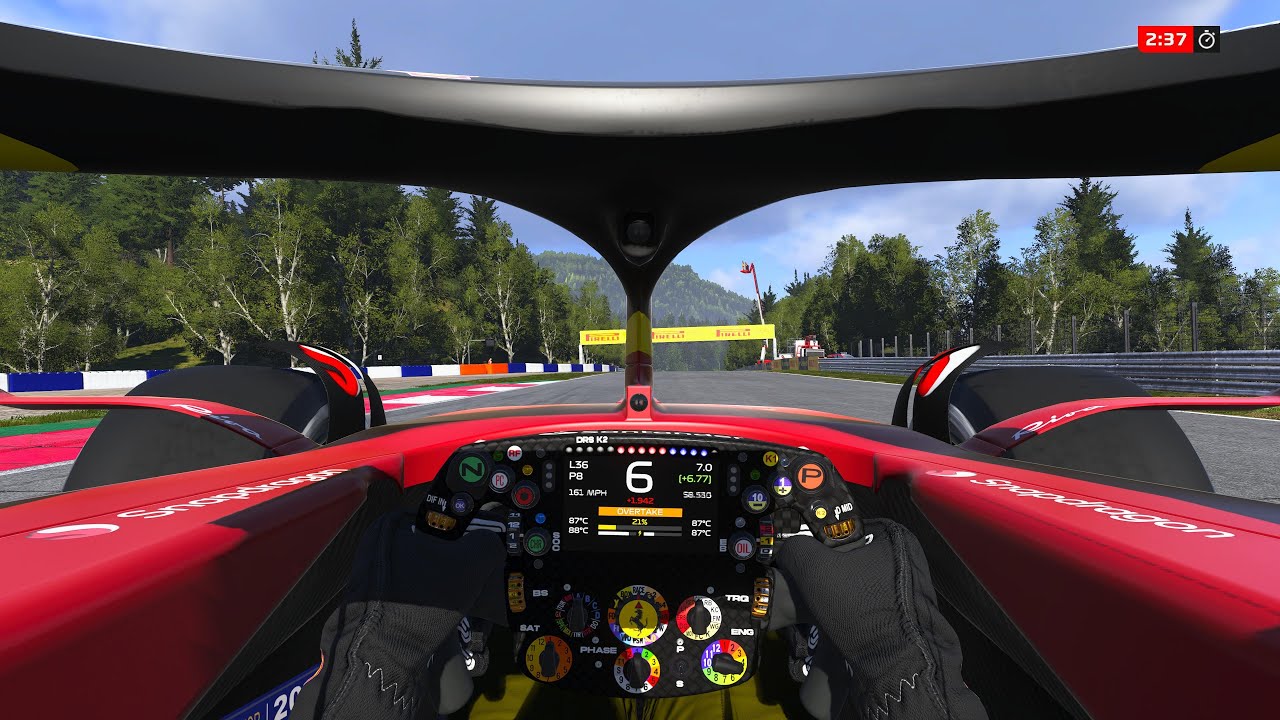 Austria, Round 11/22, 50% Race, Cockpit Cam, Replay, F1 22 Game - YouTube