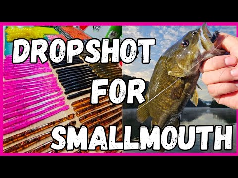Making DROP SHOT Worms For SMALLMOUTH ! - YouTube