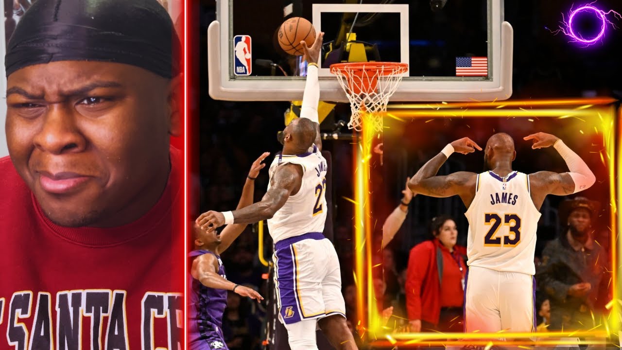 IM DONE HATING😂LEBRON IS INSANE! Lakers vs Kings *REACTION* AD ...
