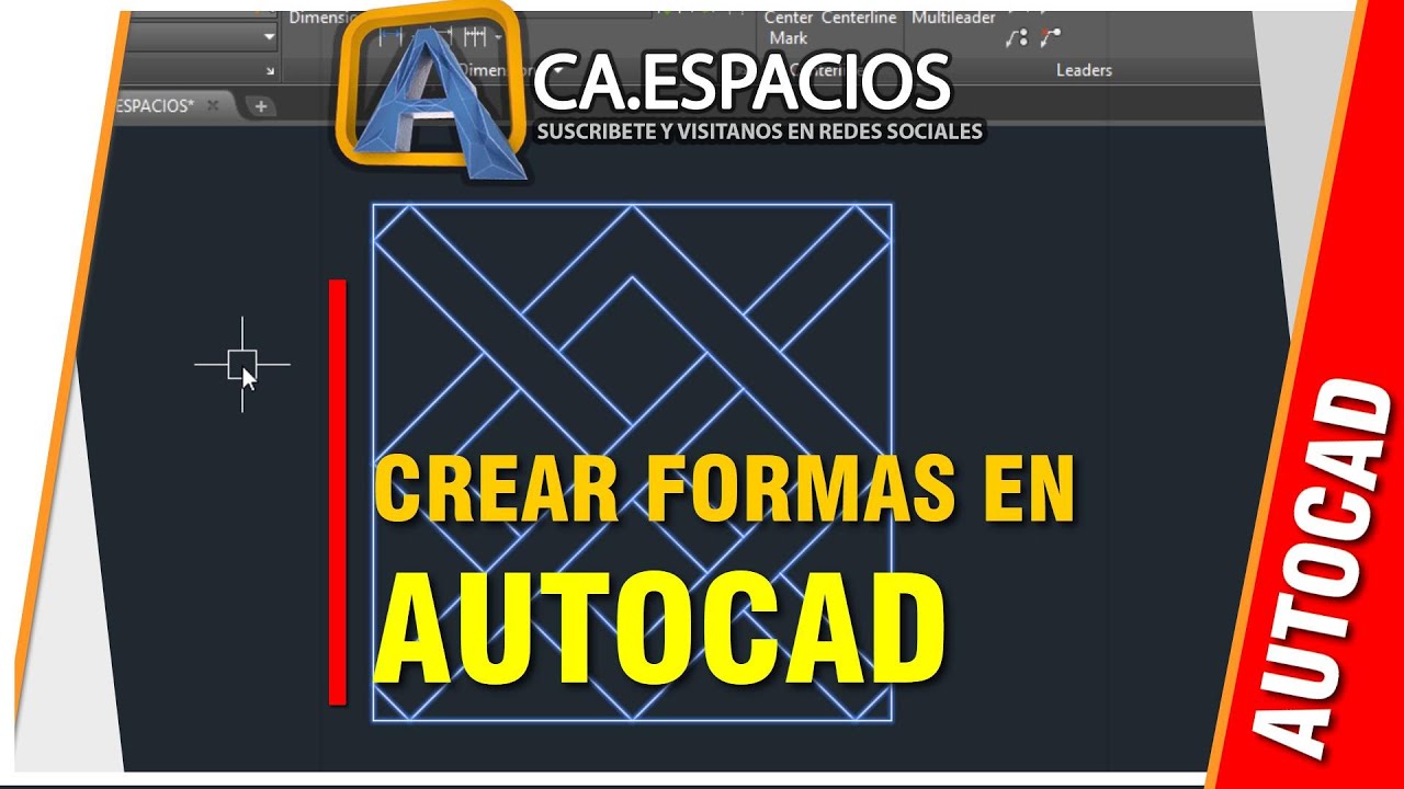 FORMAS EN AUTOCAD 4 TIMELAPSE - YouTube