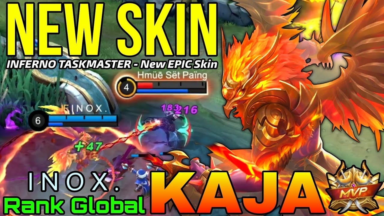 Inferno Taskmaster Kaja New EPIC Skin Gameplay - Top 1 Global Kaja by I ...